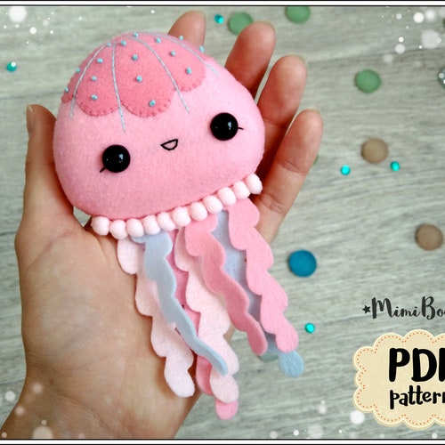Felt Shell Pattern Cute Shell Ornament Pattern Easy PDF - Etsy