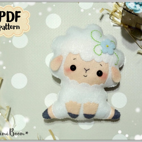 Felt Pattern Sheep Sewing Pattern Sheep PDF Pattern Animals - Etsy