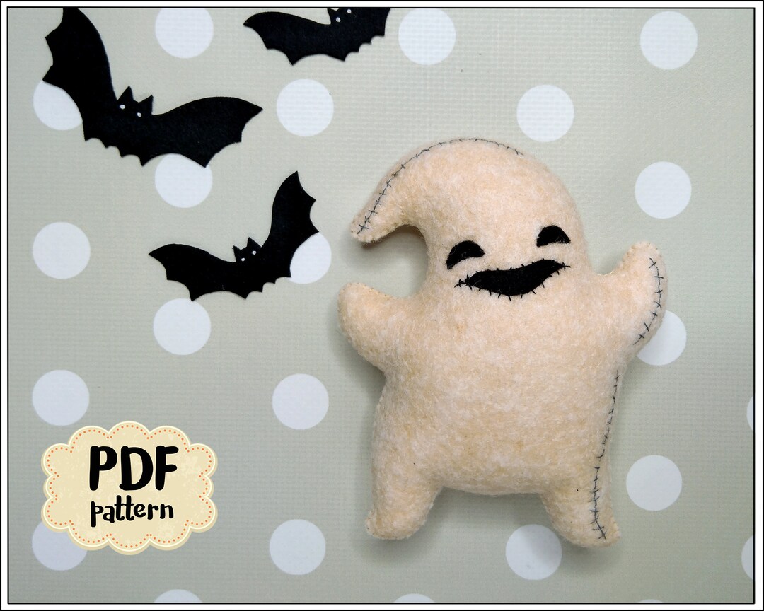 Felt Pattern Oogie Boogie - Felt Pattern Halloween - Boogeyman Pattern ...