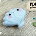 Felt Shell Pattern Cute Shell Ornament Pattern Easy PDF Pattern Ocean ...