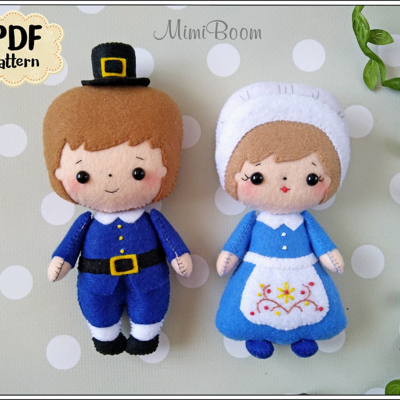 Felt Paper Doll Pattern - Etsy