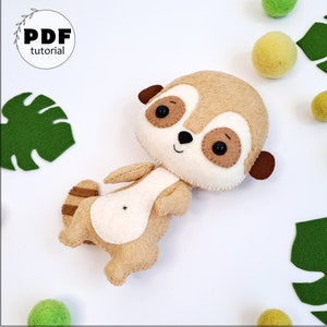 Felt Pattern Meerkat - Felt Pattern Safari - Meerkat Pattern PDF - Felt ...
