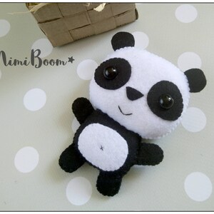 Felt Panda Pattern PDF Tutorial Panda Plush Sewing Tutorial Panda DIY ...