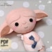House-elf Pattern Felt Magical Pattern PDF Dobby Pattern Felt House-elf ...