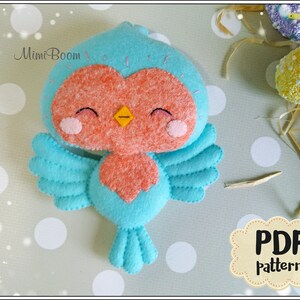 Cute Easter Bird Pattern PDF Easter Pattern Bird Easy Pattern Bird ...