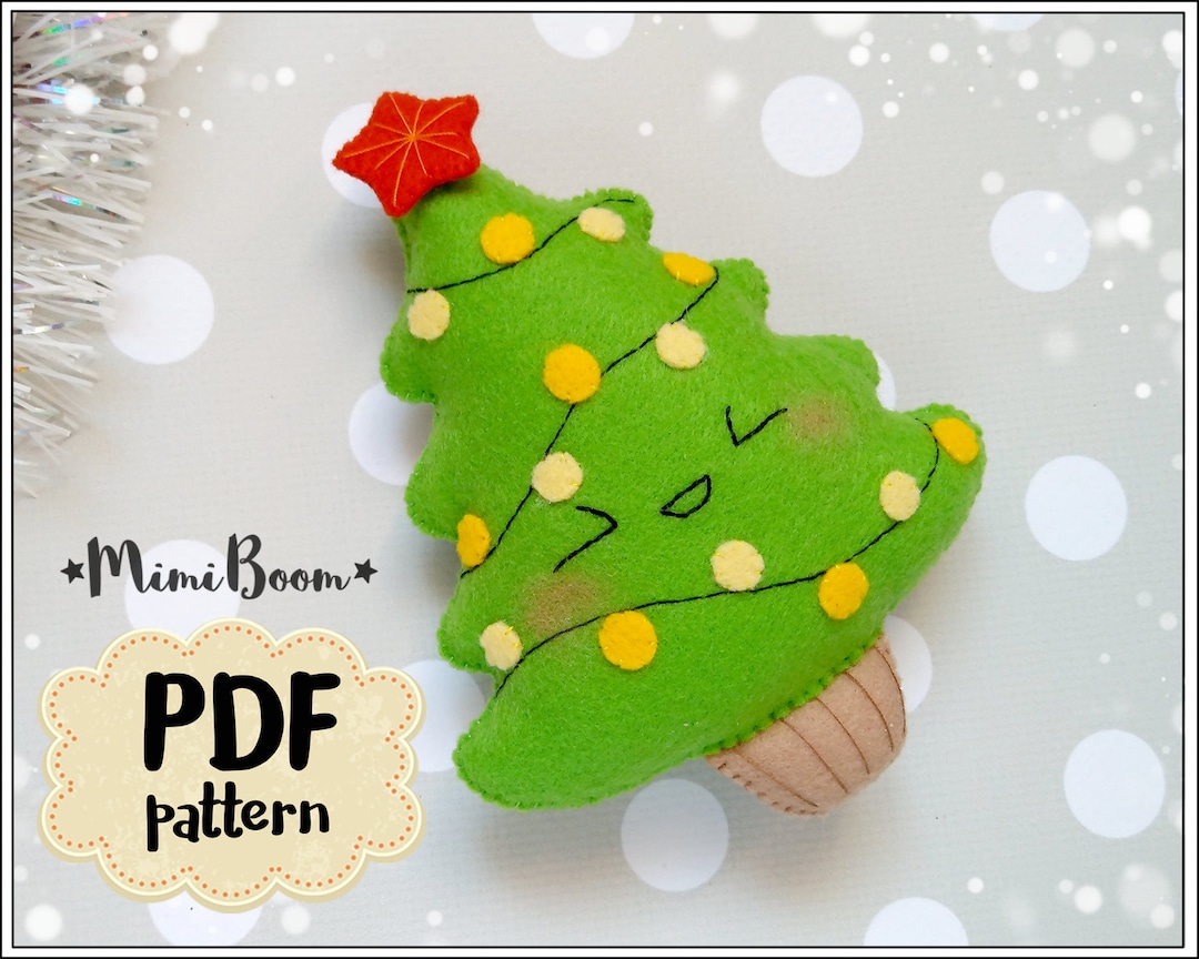 Christmas Tree Pattern - Felt Pattern Christmas Tree - Christmas ...