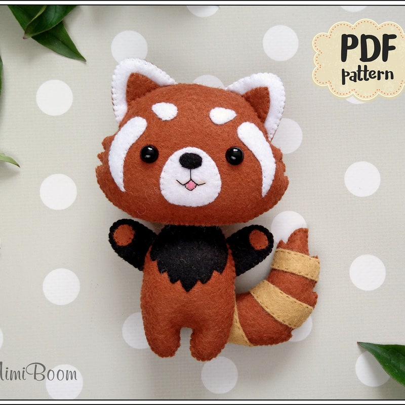 Felt Panda Pattern - Etsy