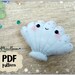 Felt Shell Pattern Cute Shell Ornament Pattern Easy PDF Pattern Ocean ...