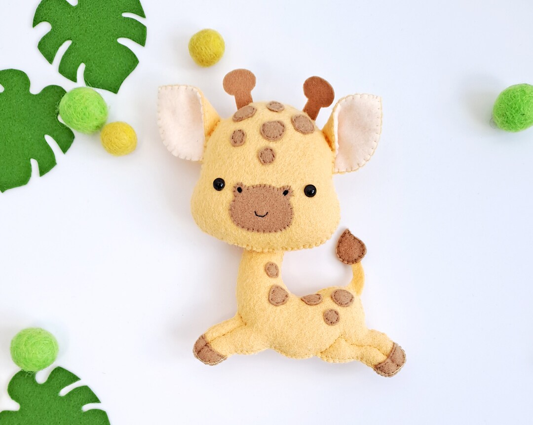 Felt Pattern Giraffe Felt Pattern Safari Giraffe Pattern PDF Felt ...