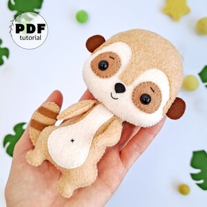 Felt Pattern Meerkat - Felt Pattern Safari - Meerkat Pattern PDF - Felt Pattern Jungle Animals ...
