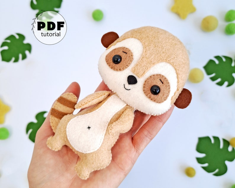 Felt Pattern Meerkat - Felt Pattern Safari - Meerkat Pattern PDF - Felt ...