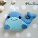Felt Whale Pattern Felt Sewing Whale PDF Tutorial DIY Whale - Etsy