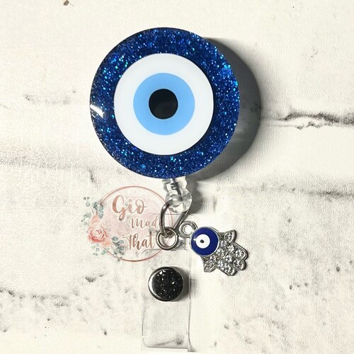 Optical Eye Chart Badge Reel Ophthalmology Eye Eyeball - Etsy