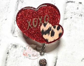 Double Badge Reel - Etsy