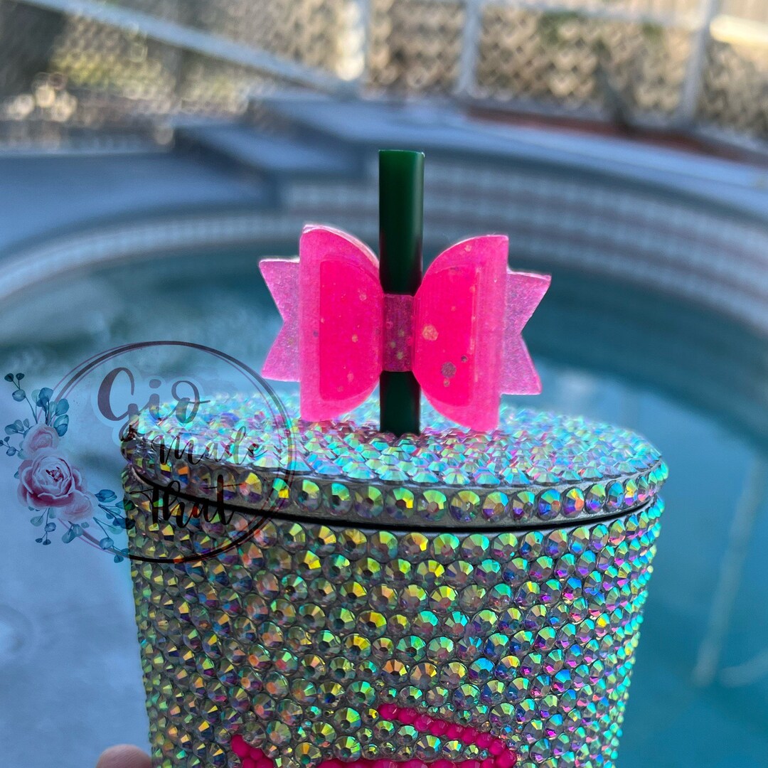 3D Bow Straw Topper - Etsy
