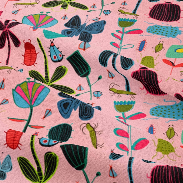 Insect Fabric - Etsy UK