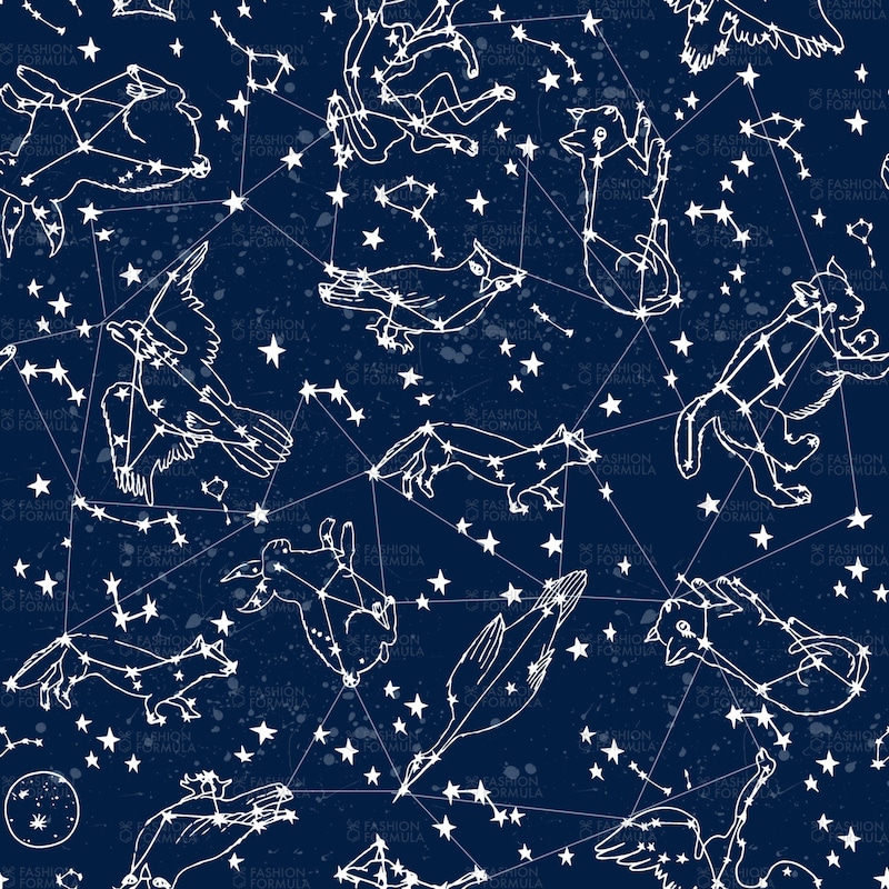 Constellation Fabric - Etsy