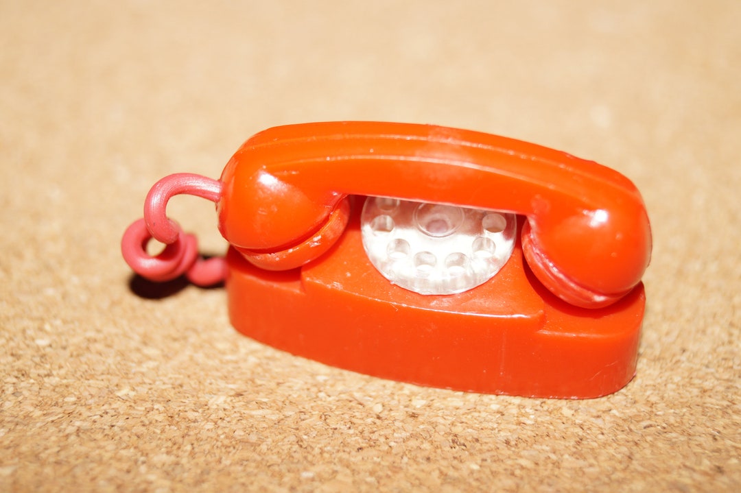 BARBIE Red Rotary Dial Telephone JAPAN - Etsy