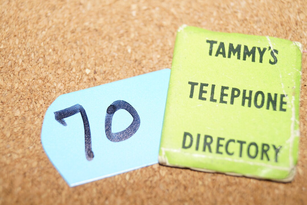 Vintage Ideal Tammy Telephone Directory - Etsy