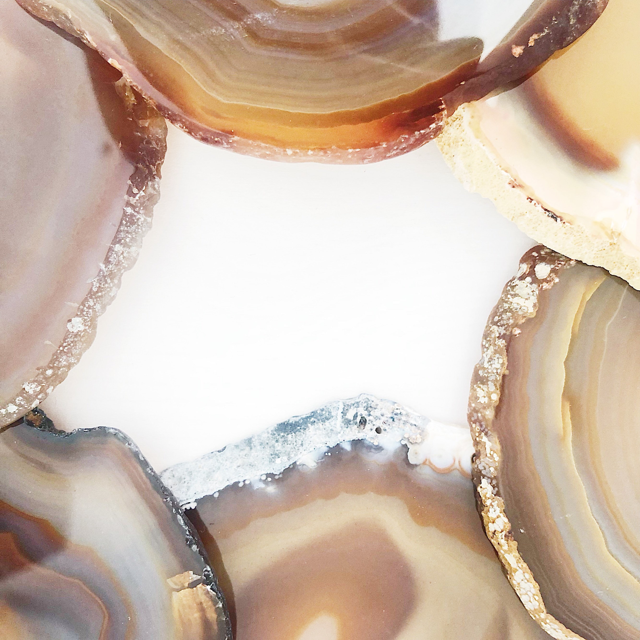 Natural Agate Coaster. Agate Slice. Geode Coasters. Stone | Etsy