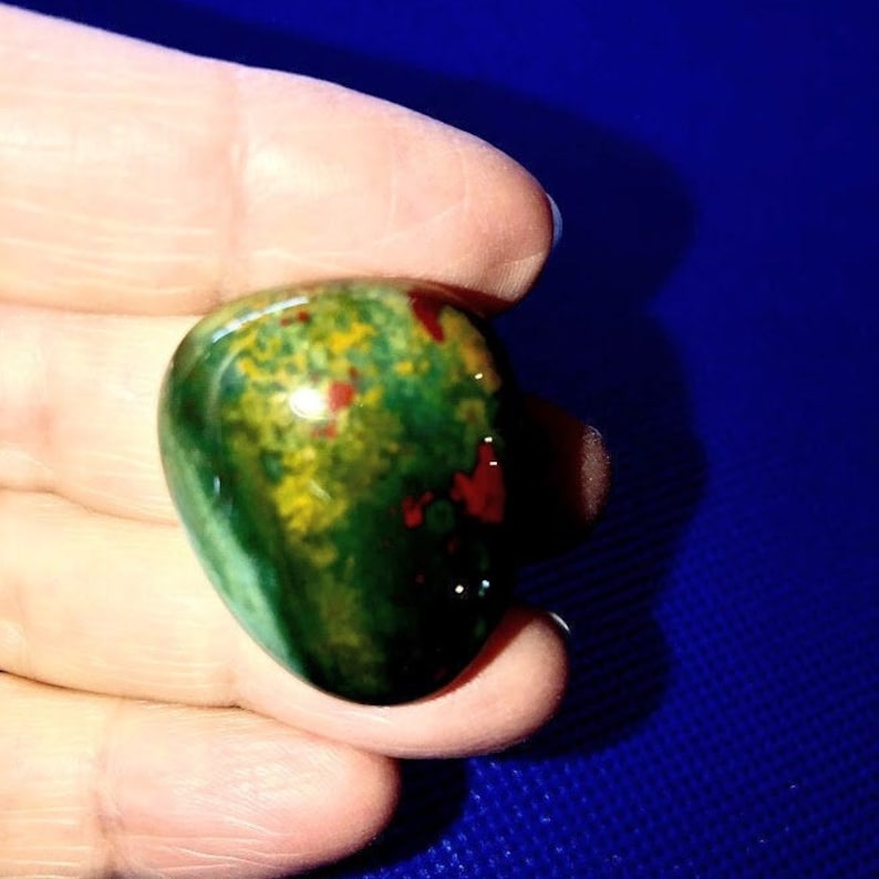 Fancy Jasper, Tumbled, S M L, Plasma Bloodstone, Multicolor Jasper ...