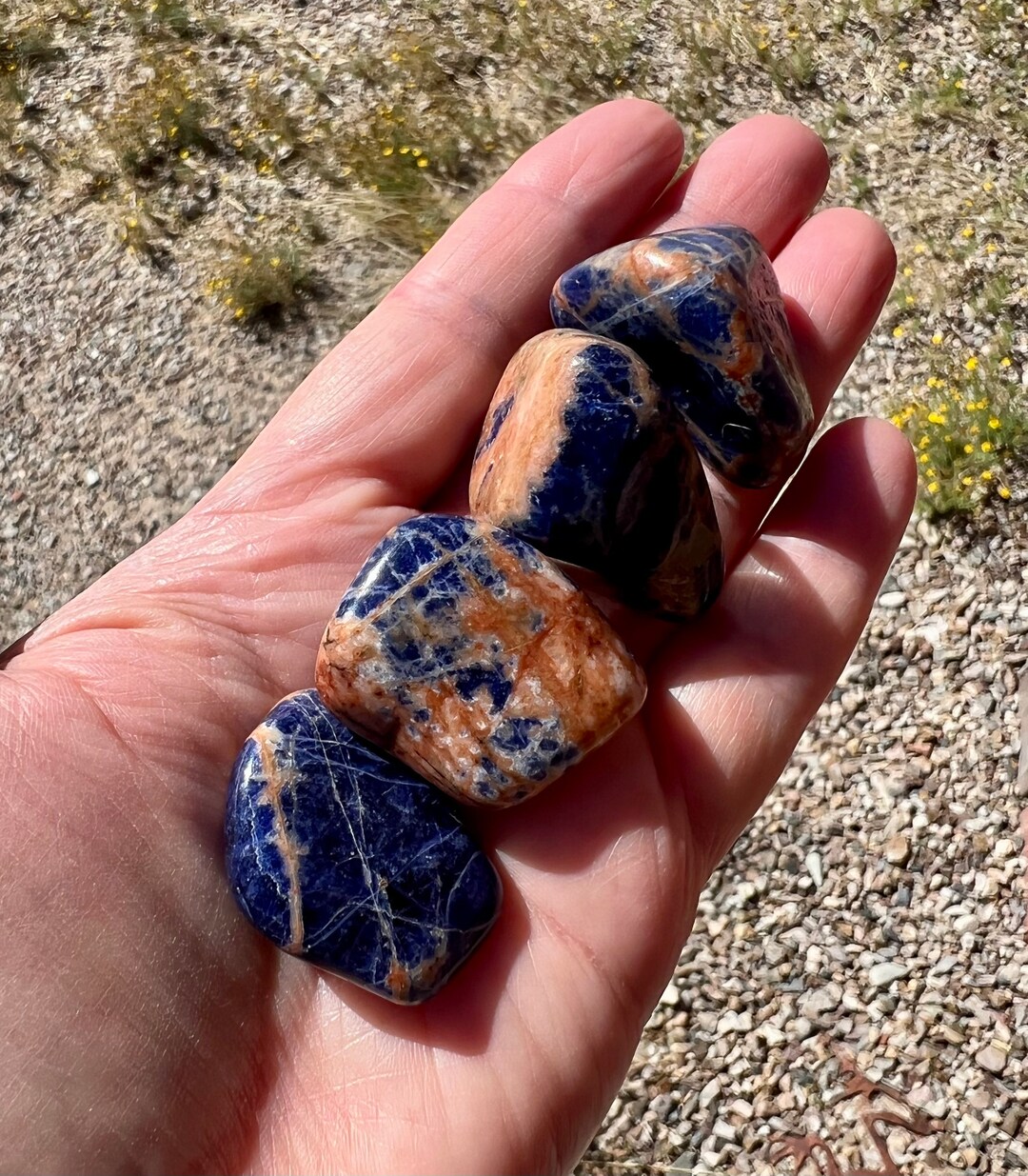 Sunset Sodalite,s,m,l,xl; Tumbled - Etsy Australia