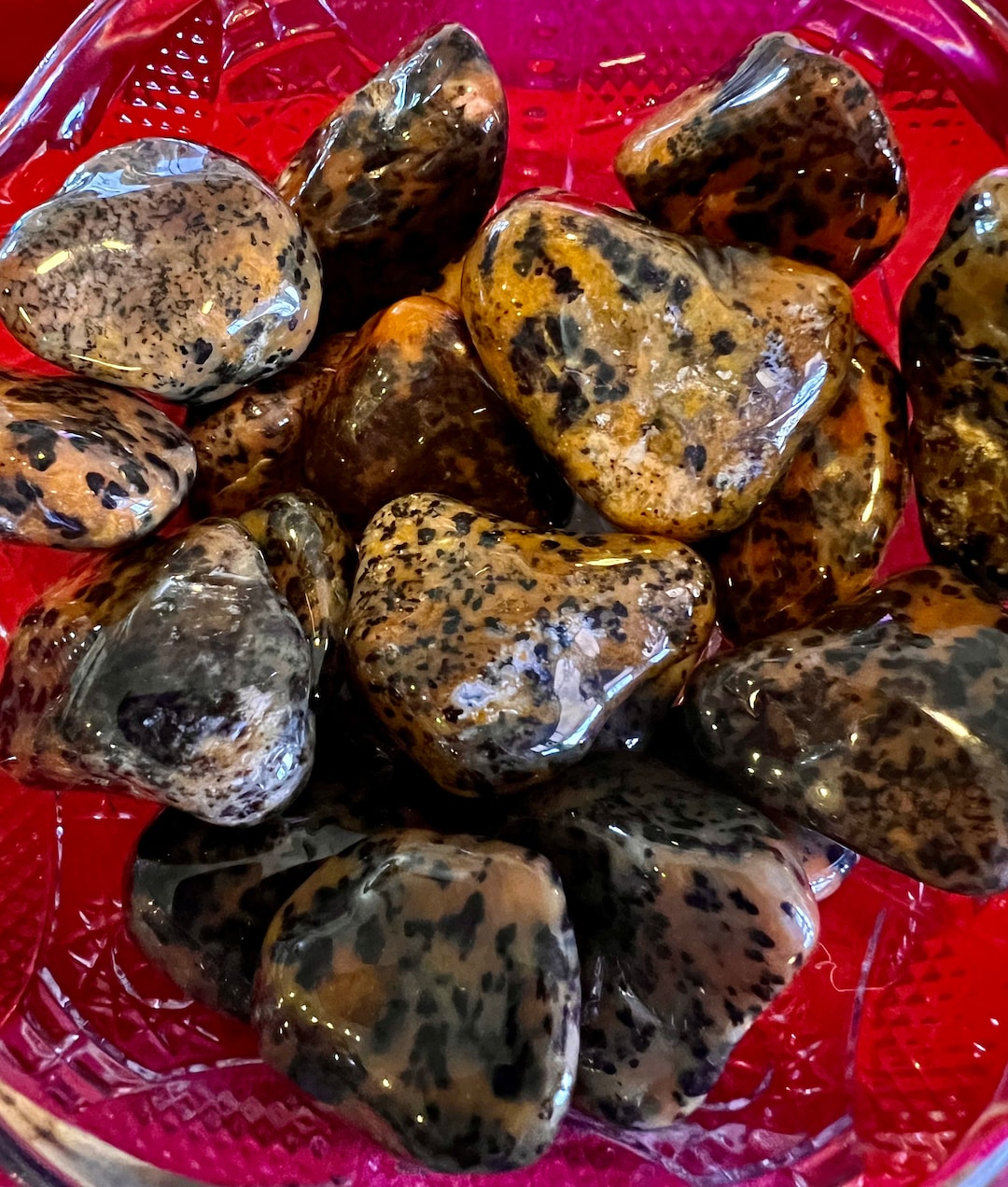 Cheetah Agate, S/M/L/XL, Tumbled - Etsy