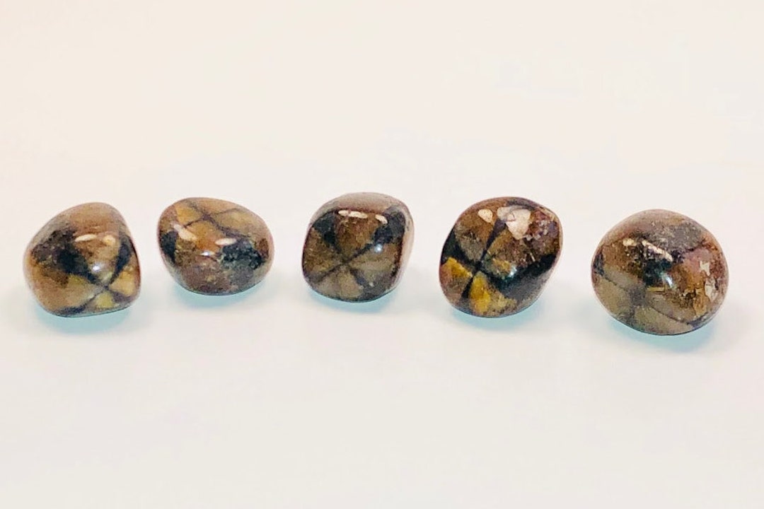 Chiastolite, Tumbled, S M L, Cross Stone, Andalusite Crystal, Reiki ...