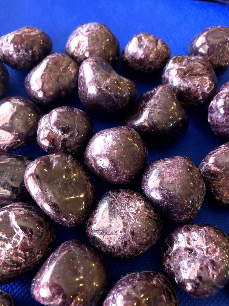 Garnet SMLXL Lightly Tumbled Plum Red Pyrope Root | Etsy