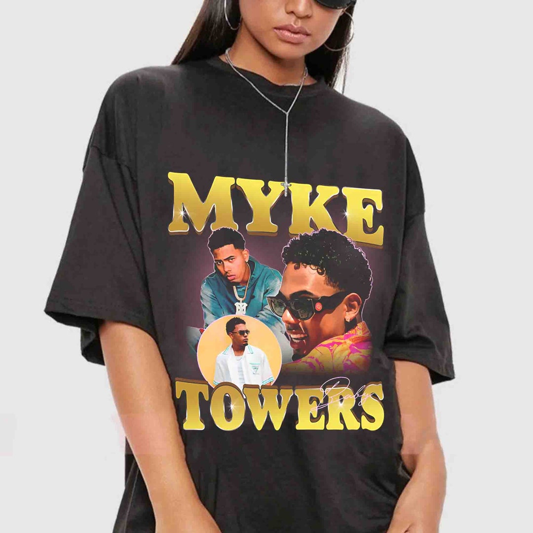 Vintage Myke Towers 90s Shirt Rapper Myke Towers Bootleg Tee - Etsy