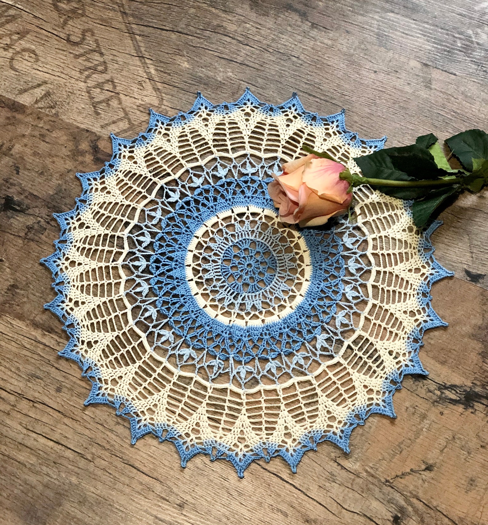 Crochet Doily / Handmade Lace Doily / Tablecloth Doily / Cotton Napkin ...