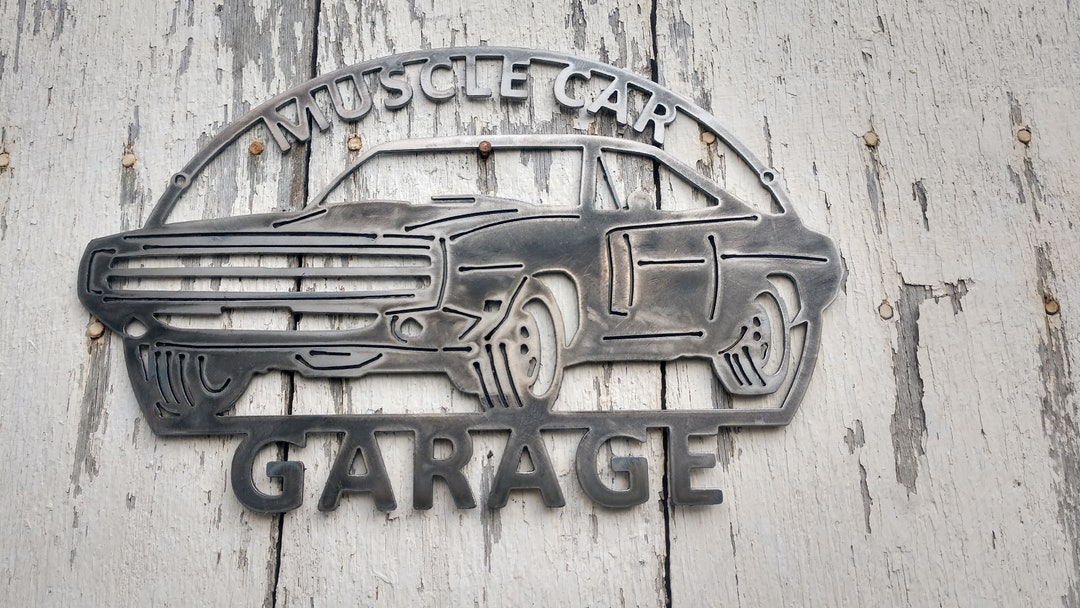 1970 Muscle Car Garage Man Cave Metal Plaque Sign - Etsy