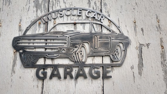 1970 Muscle Car Garage Man Cave Metal Plaque Sign | Etsy