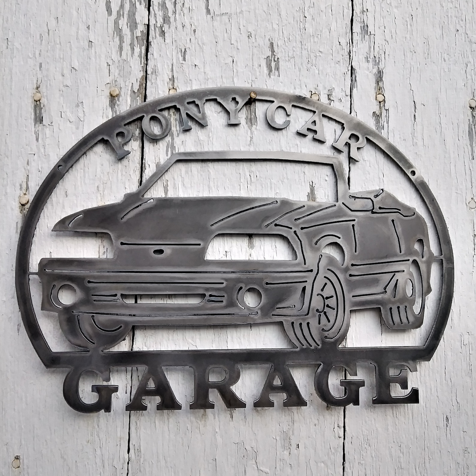 1987 1988 1989 1990 1991 1992 1993 Pony Car Garage Metal Sign Garage ...