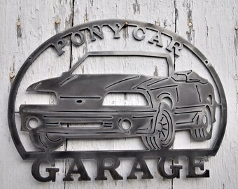 1987 1988 1989 1990 1991 1992 1993 Pony Car Garage Metal Sign | Etsy