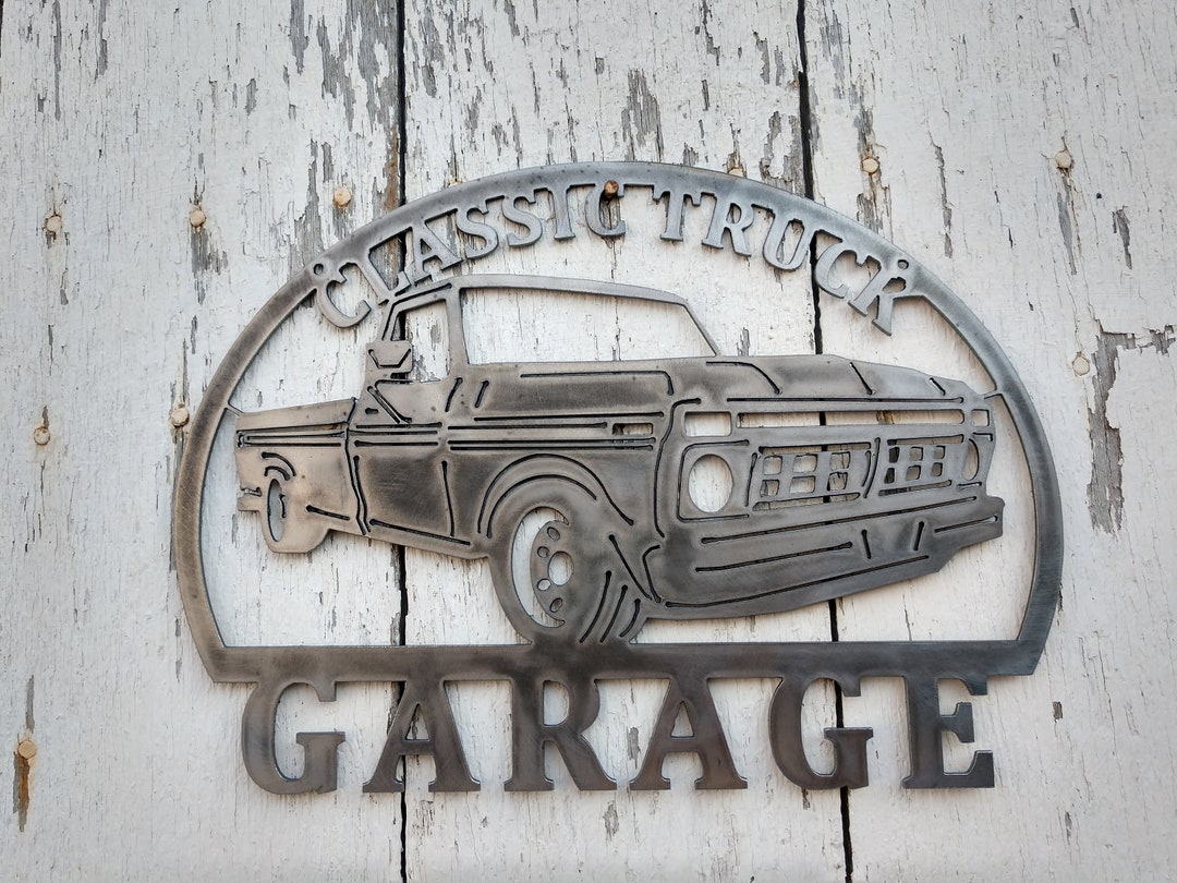 1973 1974 1975 1976 1977 Classic Truck Garage Metal Art Sign - Etsy