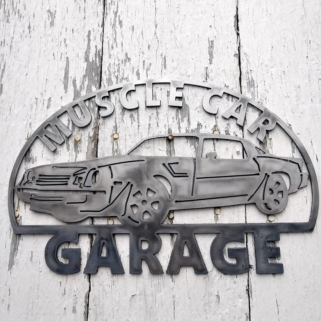 1974 1975 1976 1977 Muscle Car Garage Metal Car Art Sign - Etsy