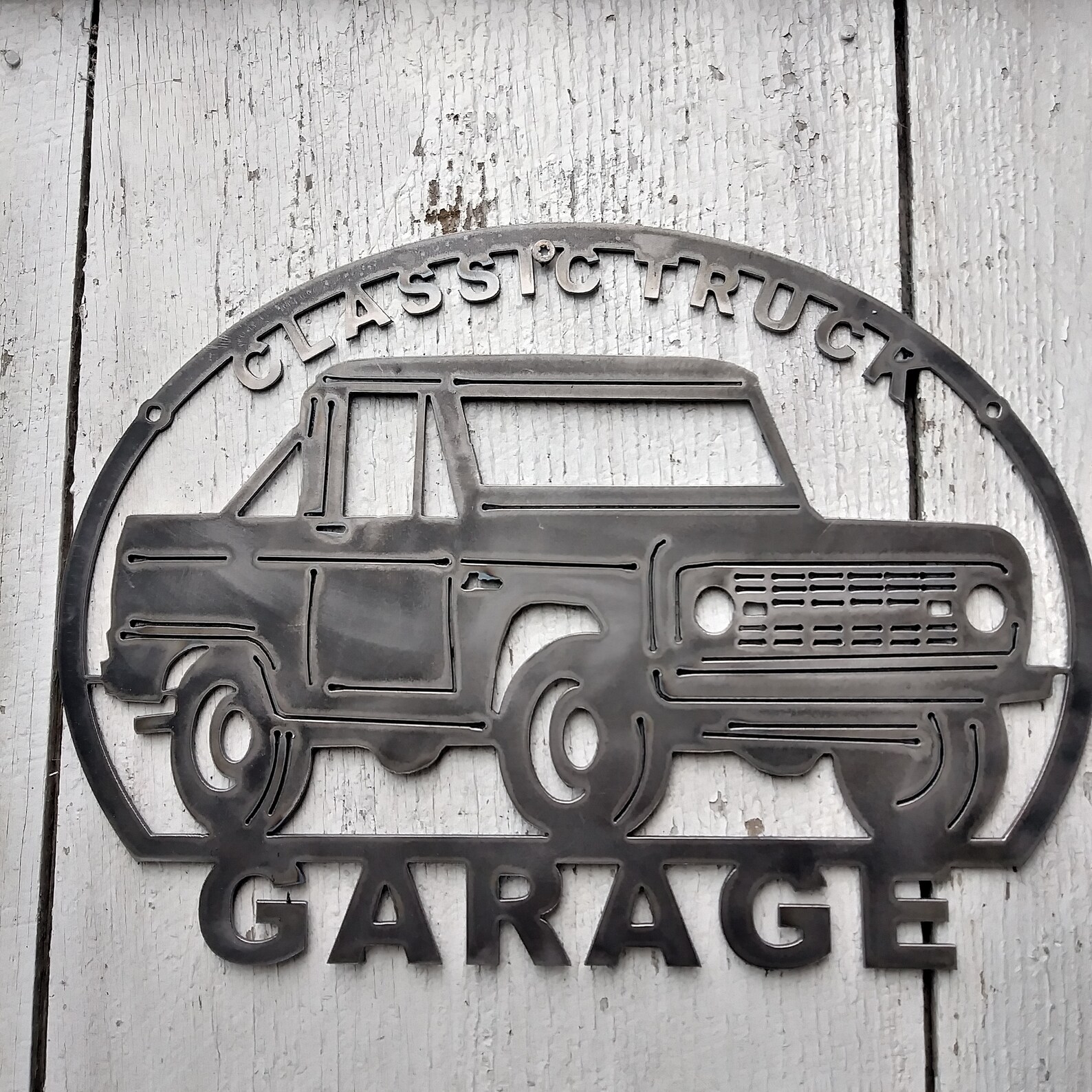 Classic Truck Half Cab Garage Metal Sign off Road Beach 1966 1967 1968 ...
