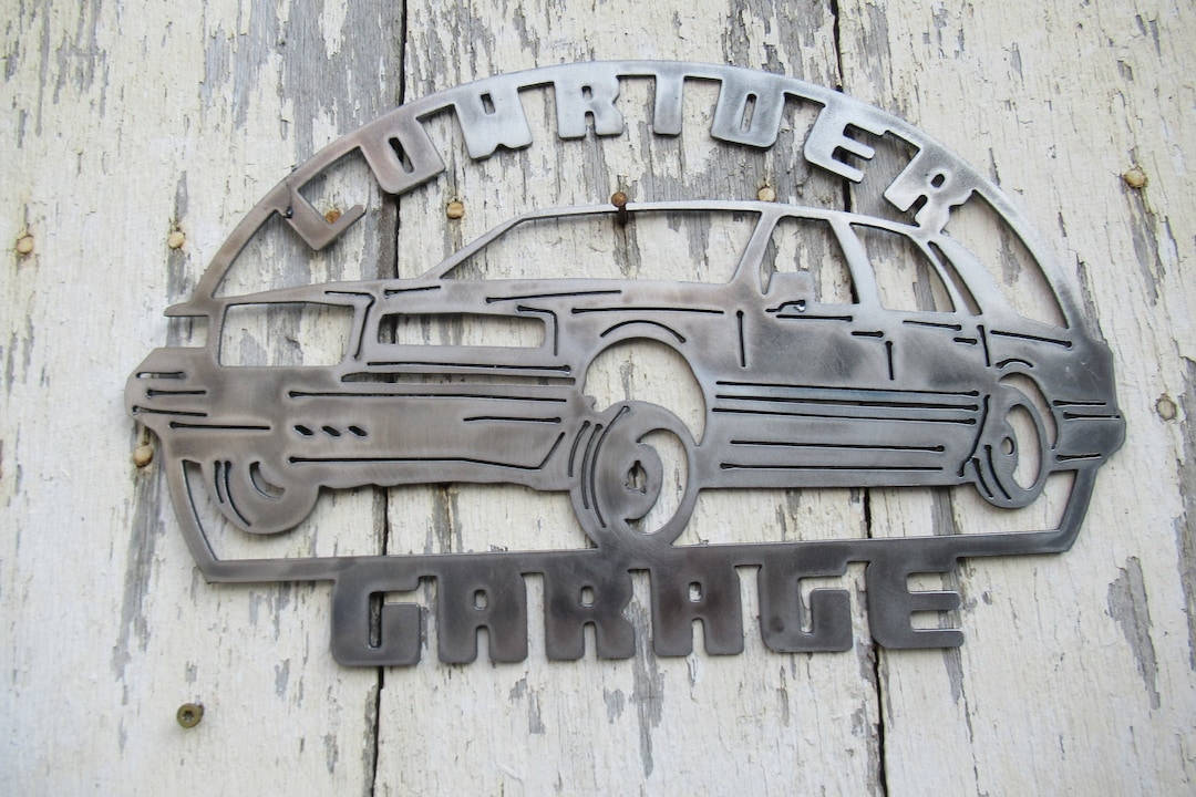 Lowrider Garage 1995 1996 1997 Style Man Cave Artwork Metal Sign Plaque ...