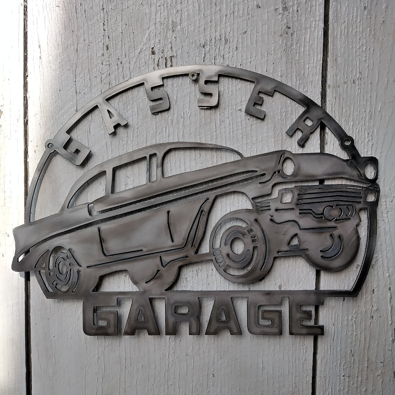 1956 56 Gasser Garage Metal CNC Plasma Garage Sign Art - Etsy