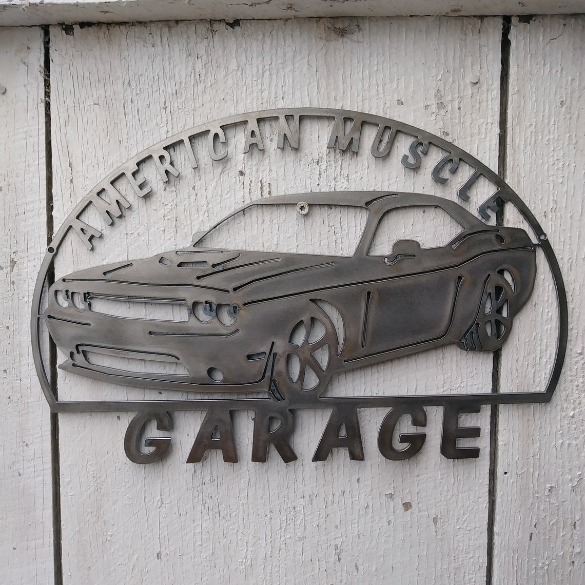 American Muscle Garage Metal Car Sign 2008 2009 2010 2011 2012 - Etsy