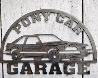 1987 1988 1989 1990 1991 1992 1993 Pony Car Garage Metal Sign | Etsy