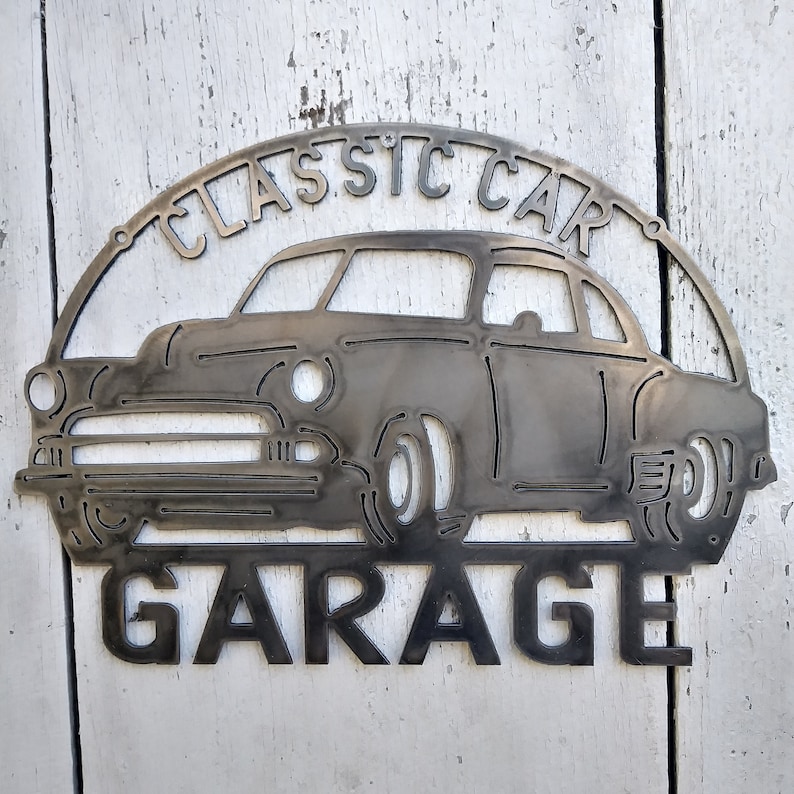 1951 Classic Car Garage Metal Sign Art - Etsy Ireland