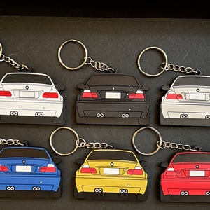 BMW E46 M3 PVC Rubber Keychain - Etsy