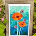 Poppy Patch Collage Art Quilt Kit - Etsy