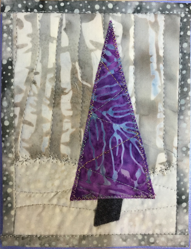 Winter Trees Card Digital Pattern - Etsy