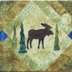 Moonlight Moose Table Runner Kit - Etsy