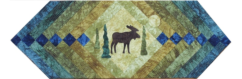 Moonlight Moose Table Runner Kit - Etsy