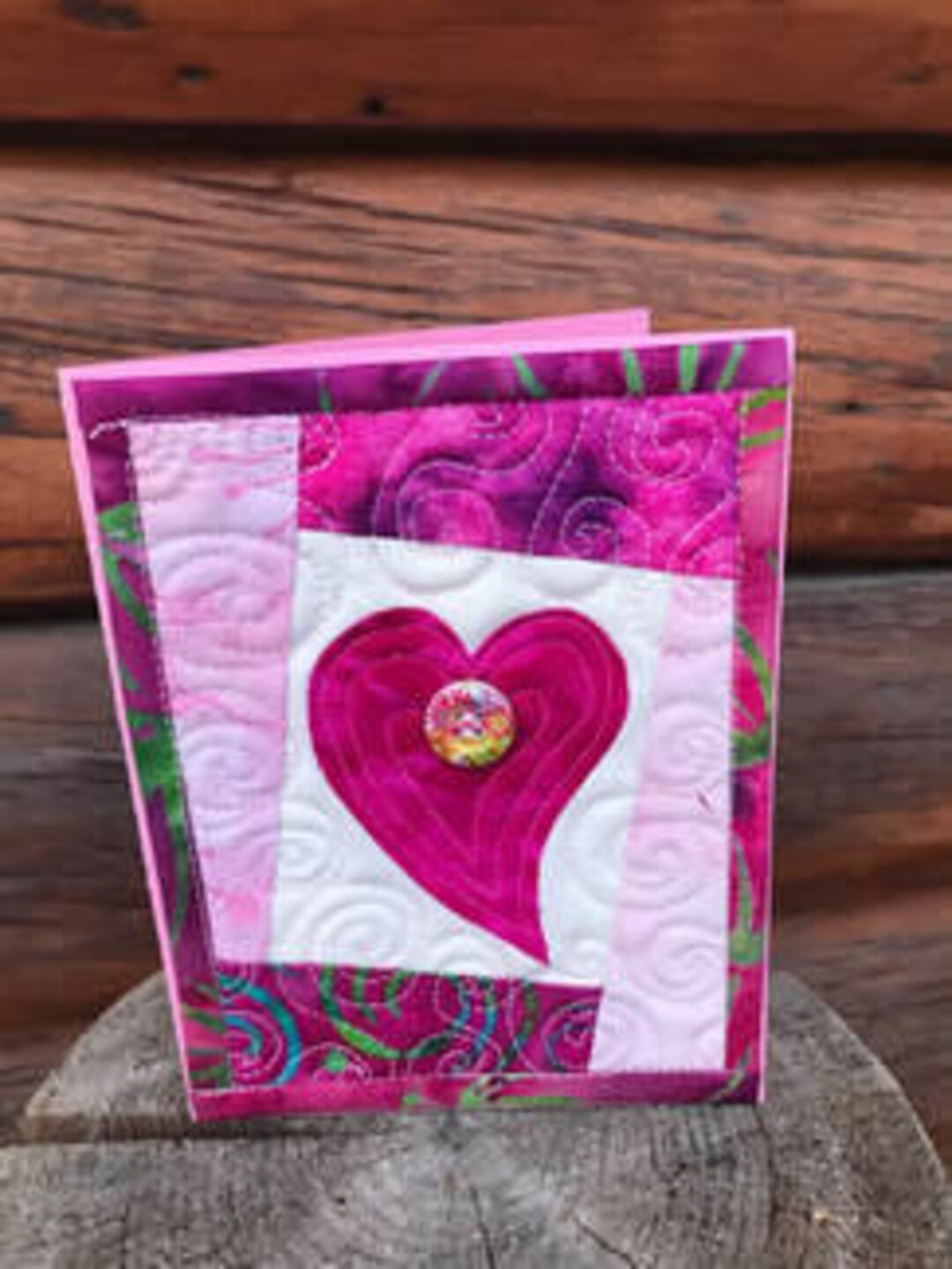 Wonky Heart Card Digital Pattern - Etsy