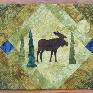 Moonlight Moose Table Runner Kit - Etsy